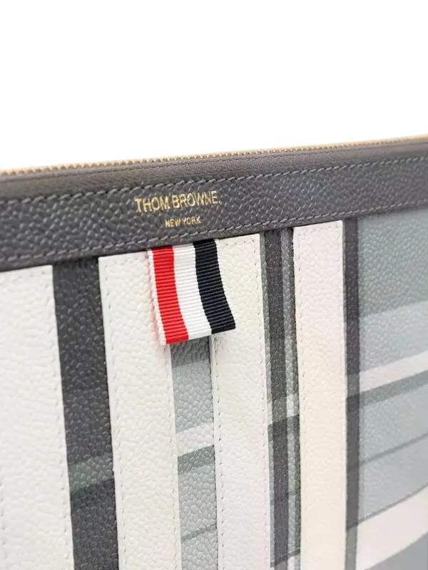 Thom Browne Grosgrain-loop Trim Clutch Bag