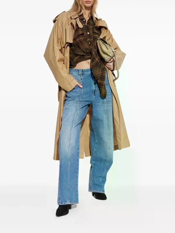 Isabel Marant Étoile Belted Double-breasted Trench Coat