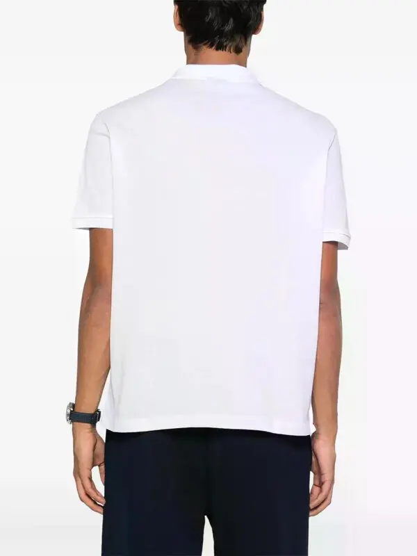 Paul & Shark Logo-patch Polo Shirt - White