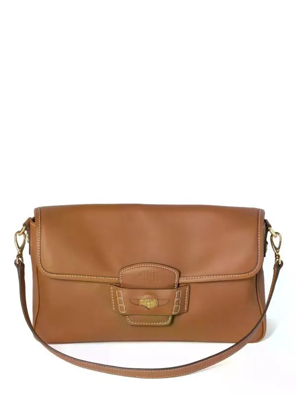 Miu Miu Penny Shoulder Bag - Brown