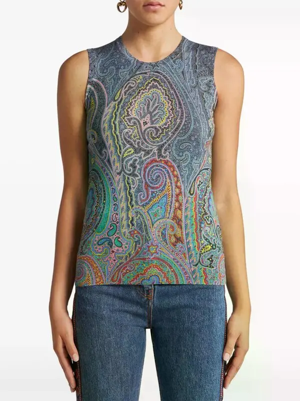 Etro Paisley-print Top