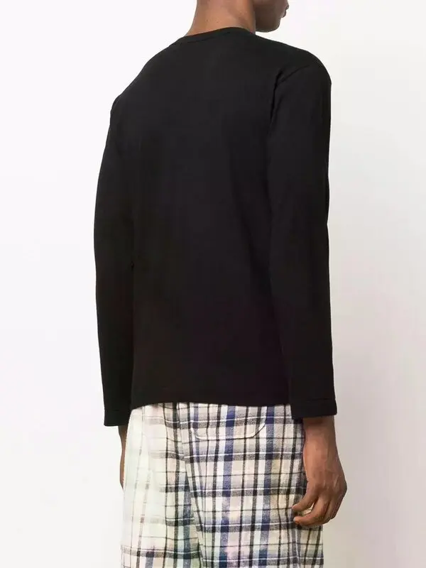 Play Comme Des Garcon Logo-patch Cotton T-shirt