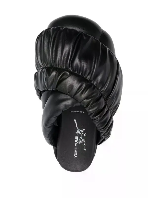 YUME YUME Shirred-strap Tent Sandals