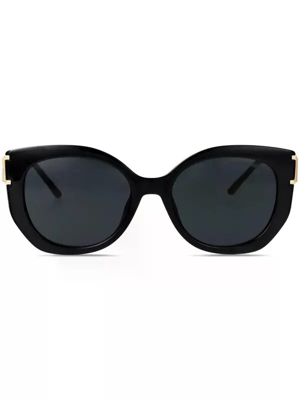 Michael Kors Round-frame Sunglasses With Tinted Lenses - Black