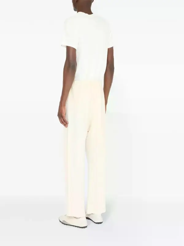 MAISON MARGIELA Four-stitch Logo Track Pants - Neutrals