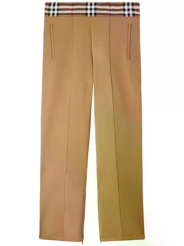Burberry Check-trim Joggings Trousers