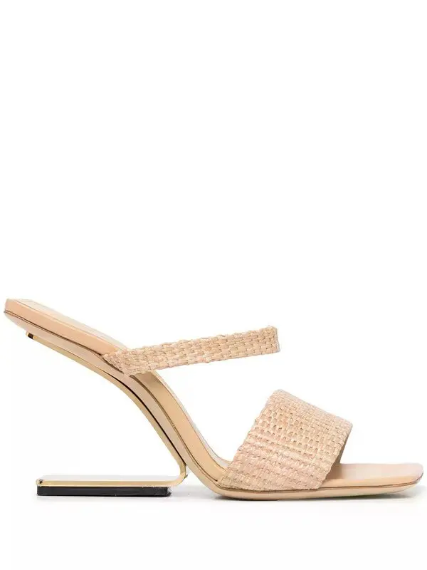 Cult Gaia Rene Geometric Heel Sandals