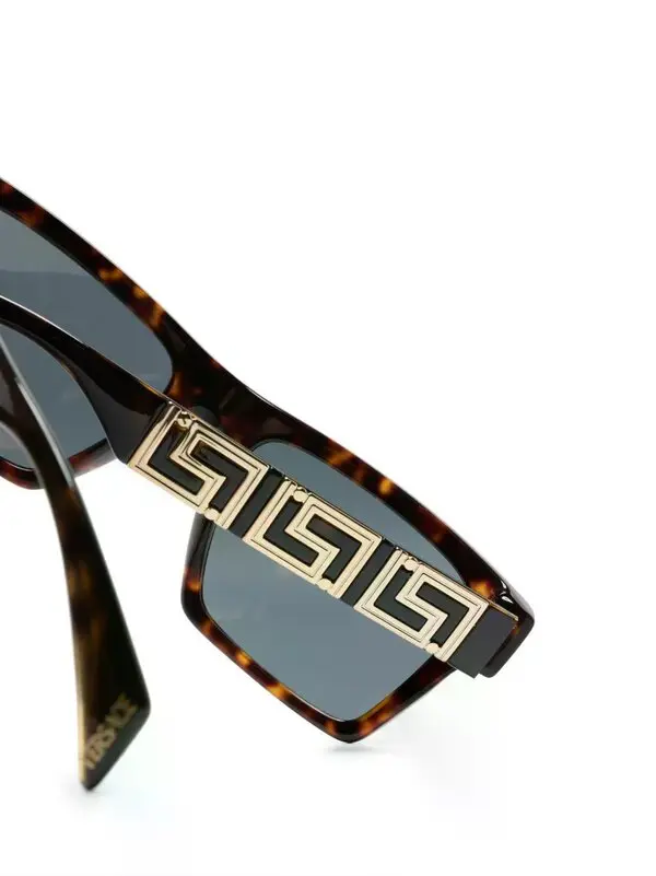 Versace Tortoiseshell-effect Square Frame Sunglasses