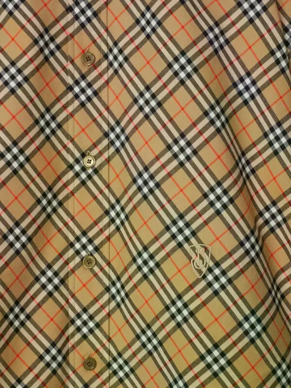 Burberry Check-pattern Cotton Shirt