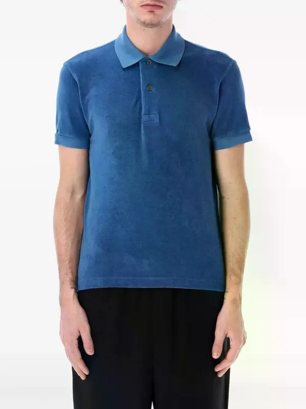 TOM FORD Terry-cloth Polo Shirt