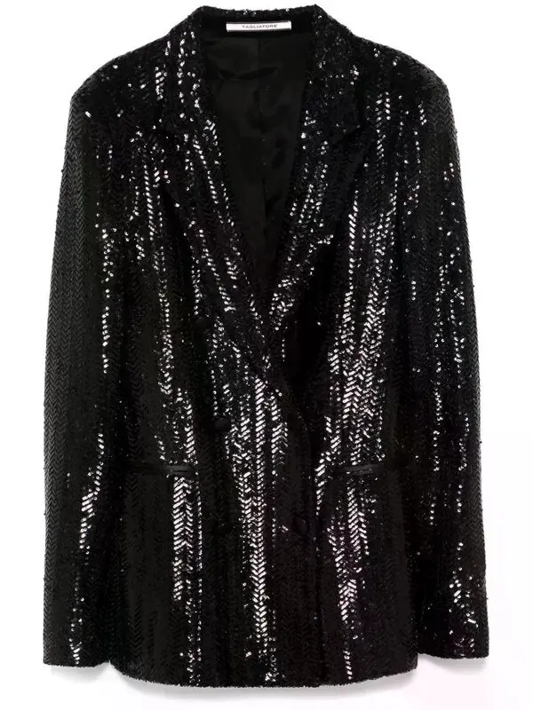 Tagliatore Sequinned Double-breasted Blazer