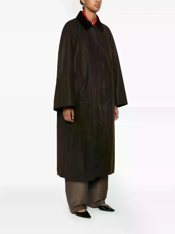 TOTEME Waxed Organic Cotton Country Coat - Brown