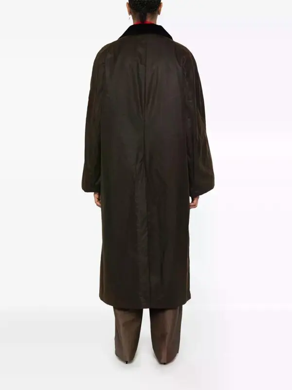 TOTEME Waxed Organic Cotton Country Coat - Brown