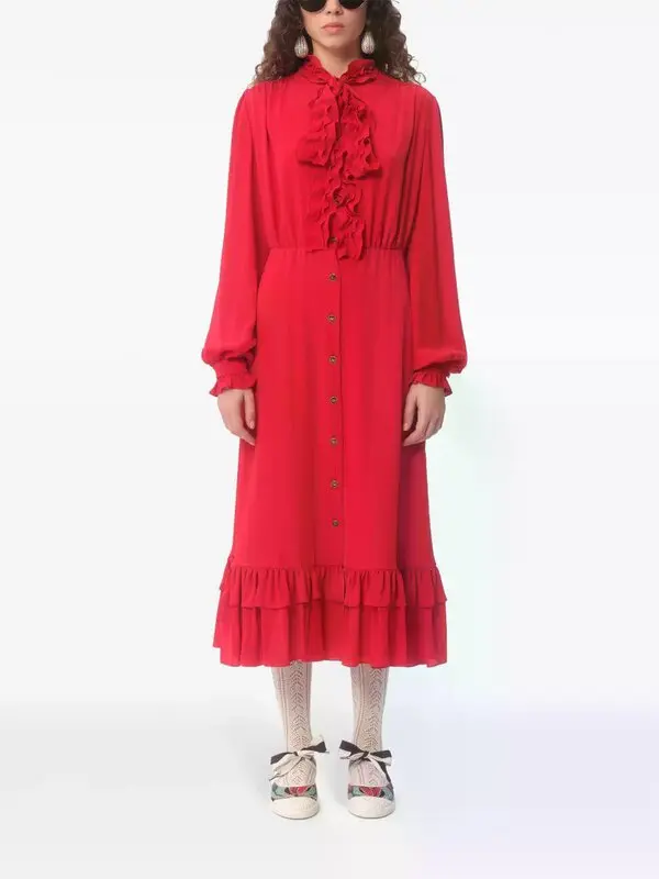 Valentino Garavani Georgette Midi Dress