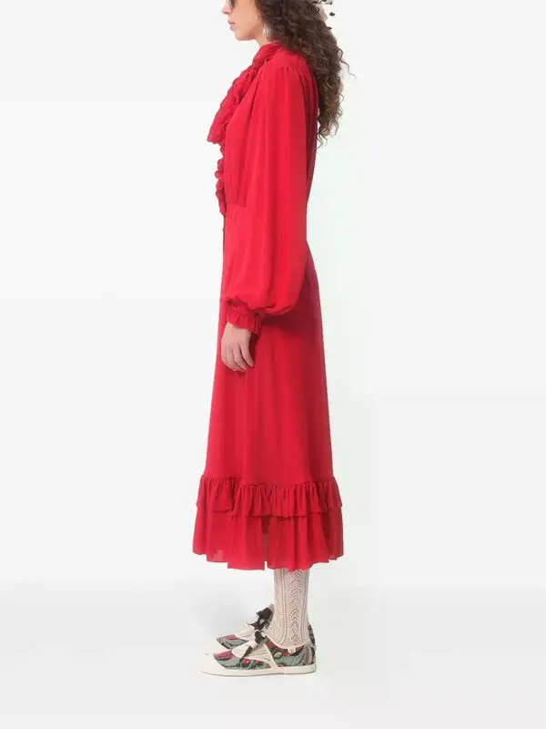 Valentino Garavani Georgette Midi Dress