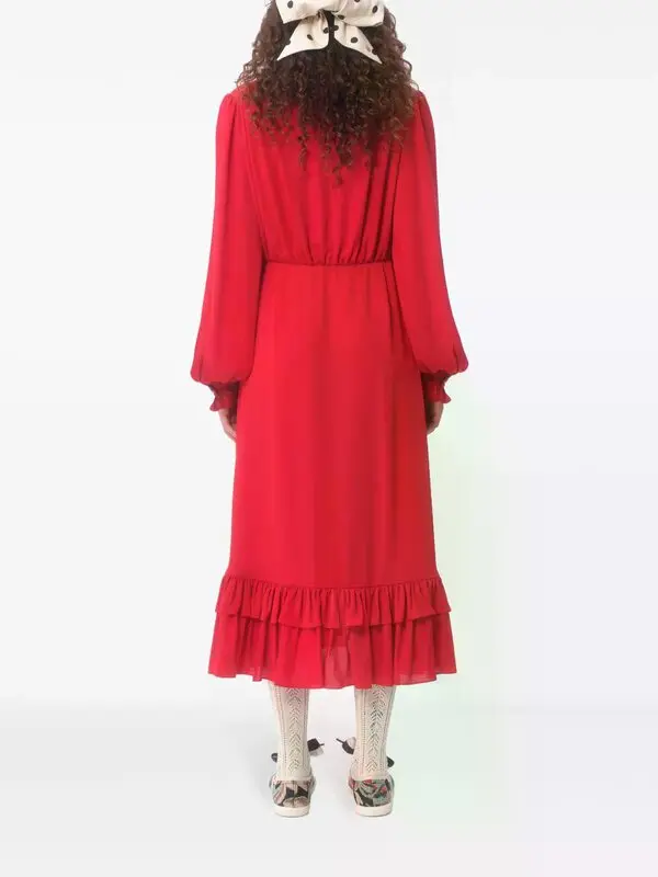 Valentino Garavani Georgette Midi Dress