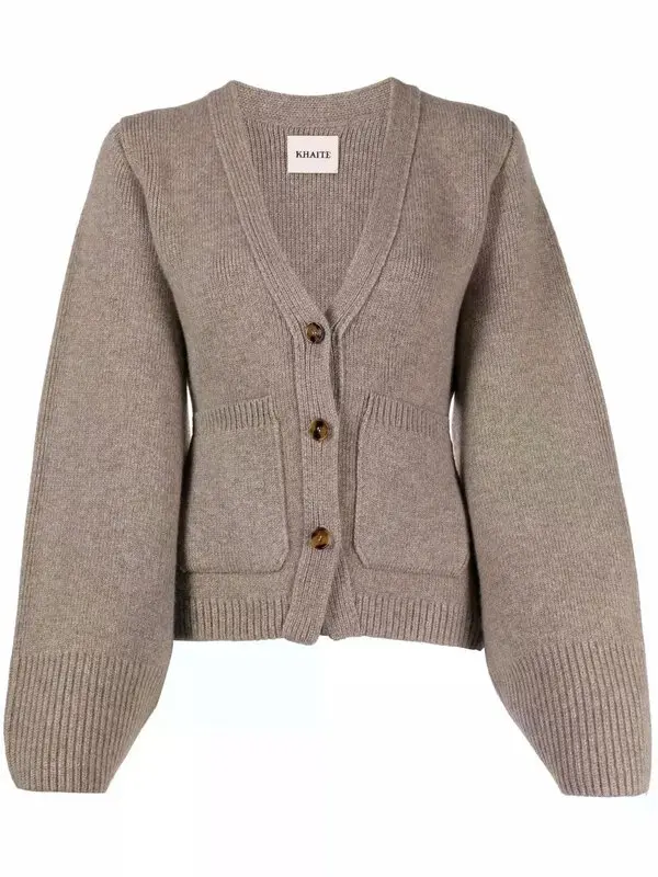 Khaite The Scarlet Cashmere Cardigan - Neutrals
