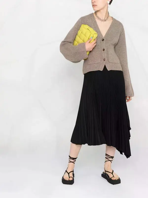 Khaite The Scarlet Cashmere Cardigan - Neutrals