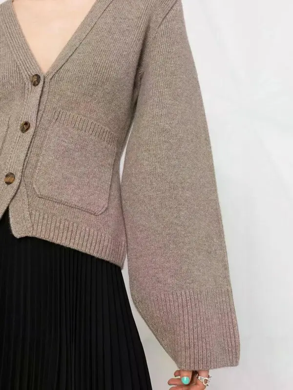Khaite The Scarlet Cashmere Cardigan - Neutrals