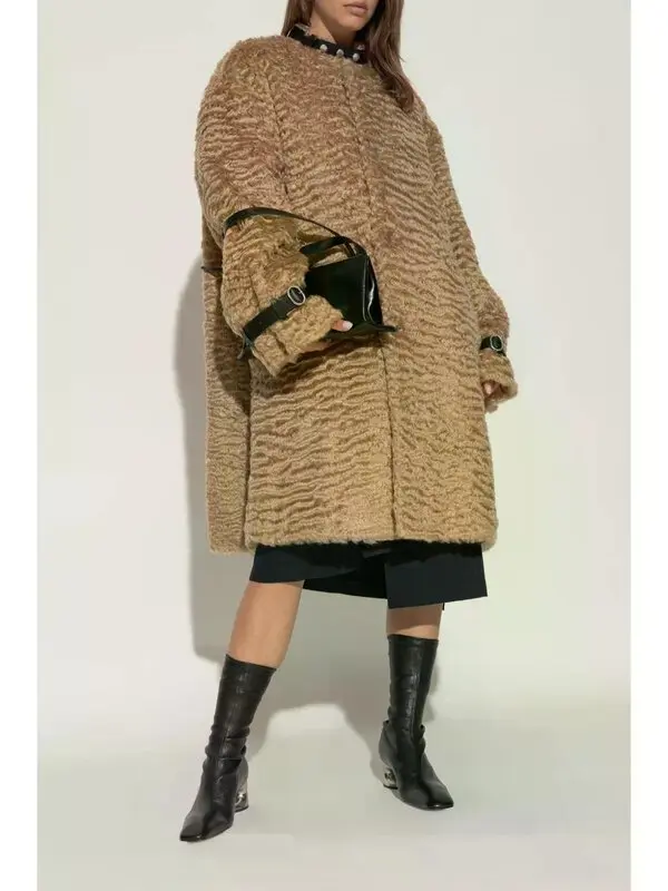 JIL SANDER Nappa Leather Ankle Boots With Sculptural Heel