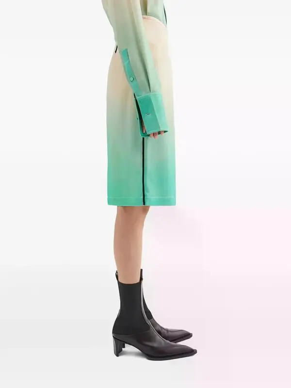 JIL SANDER Gradient-effect Skirt