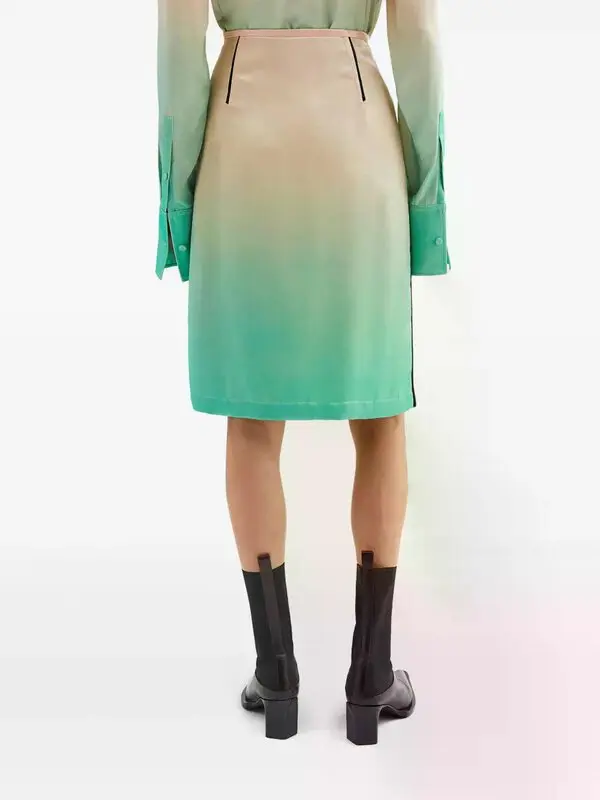 JIL SANDER Gradient-effect Skirt