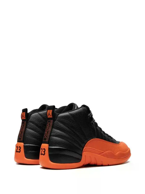 JORDAN Air Brilliant Orange Sneakers - Black
