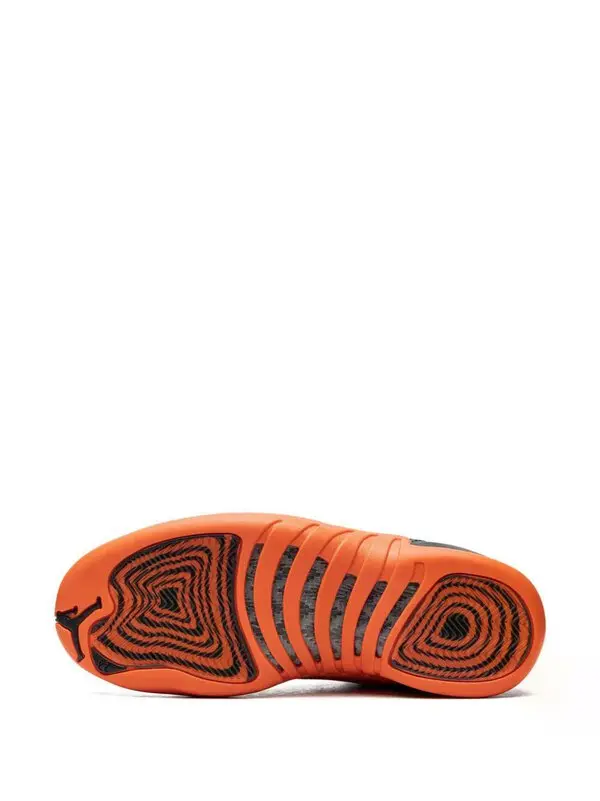 JORDAN Air Brilliant Orange Sneakers - Black
