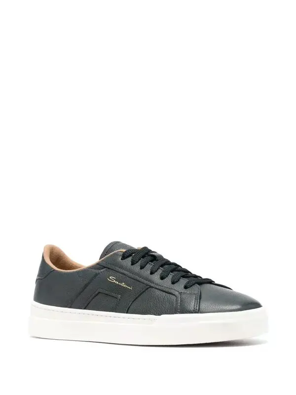 Santoni Leather Sneakers