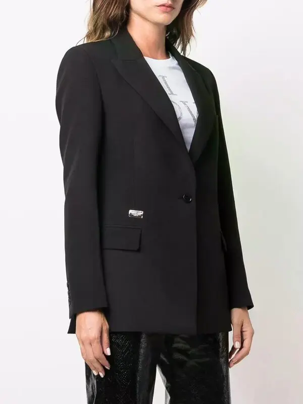 Philipp Plein Logo Patch Tailored Blazer
