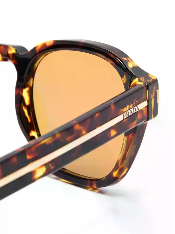 Prada Tortoiseshell-effect Pantos Frame Sunglasses