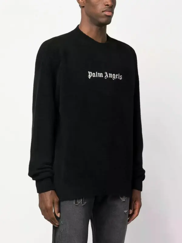 Palm Angels Logo-embroidered Jumper
