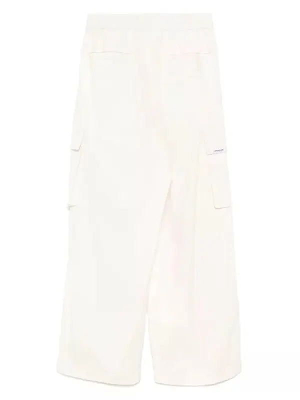 CHOCOOLATE Wide-leg Cargo Pants - Neutrals
