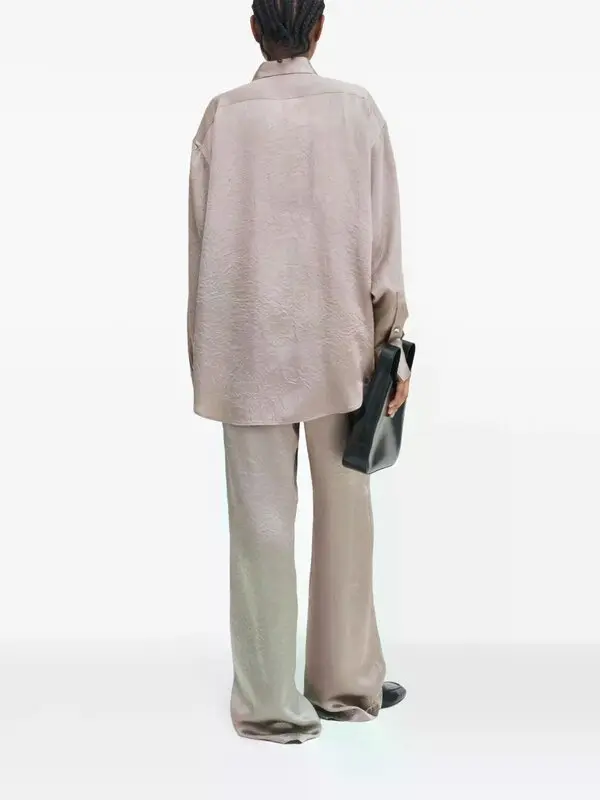 Filippa K Crinkled Button-front Shirt