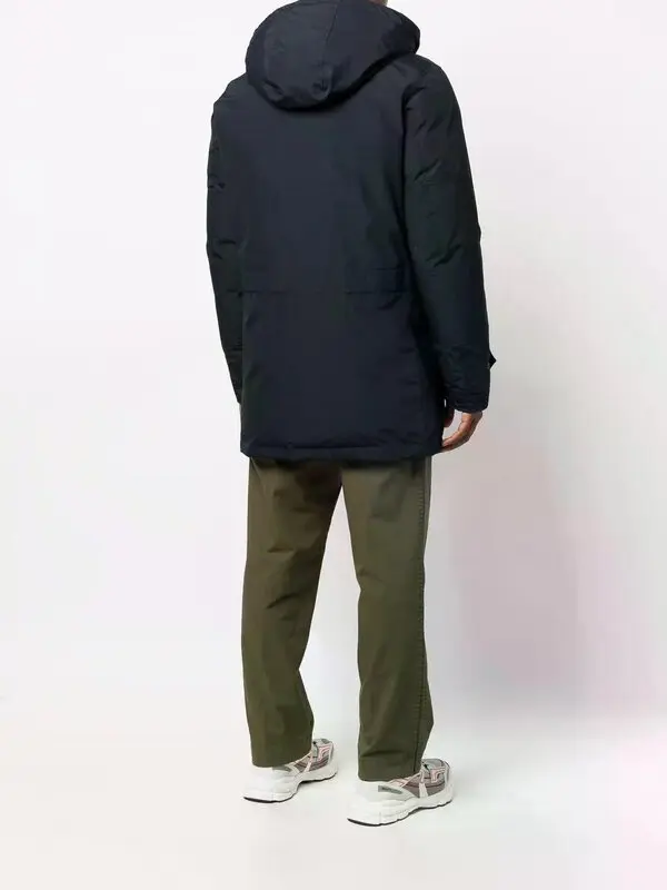 Woolrich Padded Zip-up Hooded Coat