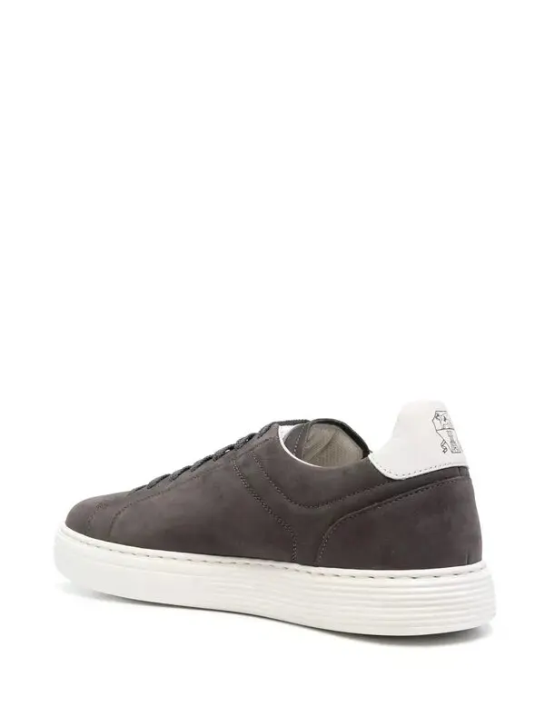 Brunello Cucinelli Nubuck Leather Low-top Sneakers