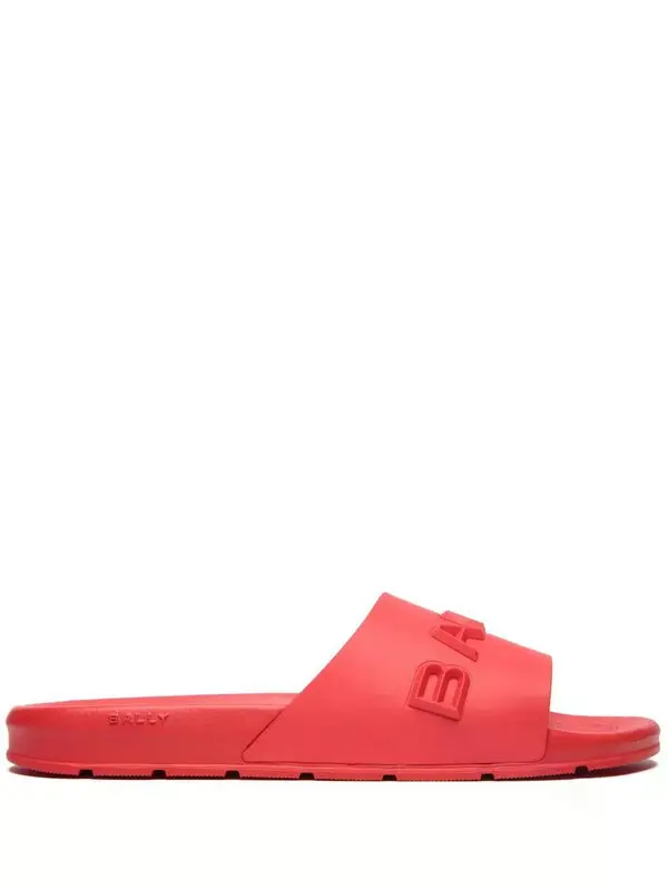 Bally Logo-embossed Moulded Slides