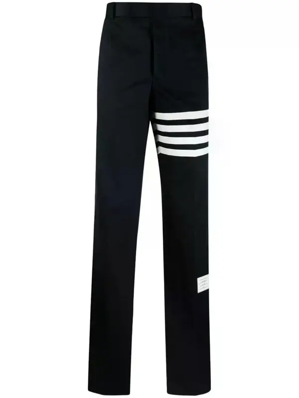 Thom Browne 4-bar Motif Print Trousers