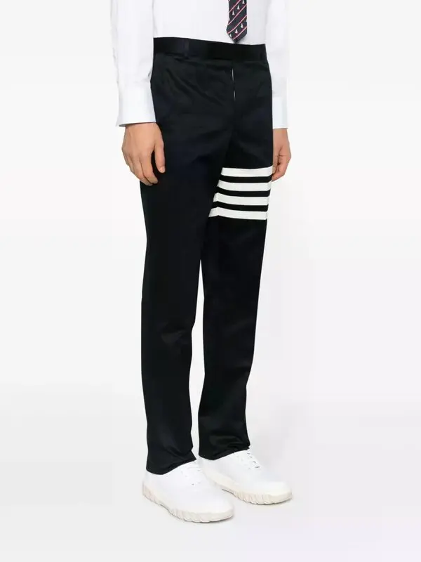 Thom Browne 4-bar Motif Print Trousers