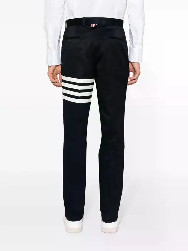 Thom Browne 4-bar Motif Print Trousers
