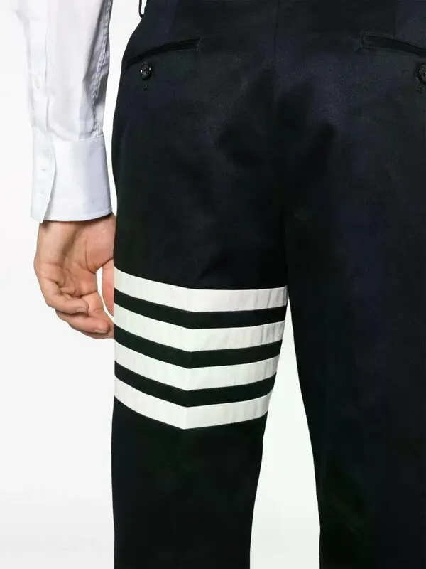 Thom Browne 4-bar Motif Print Trousers