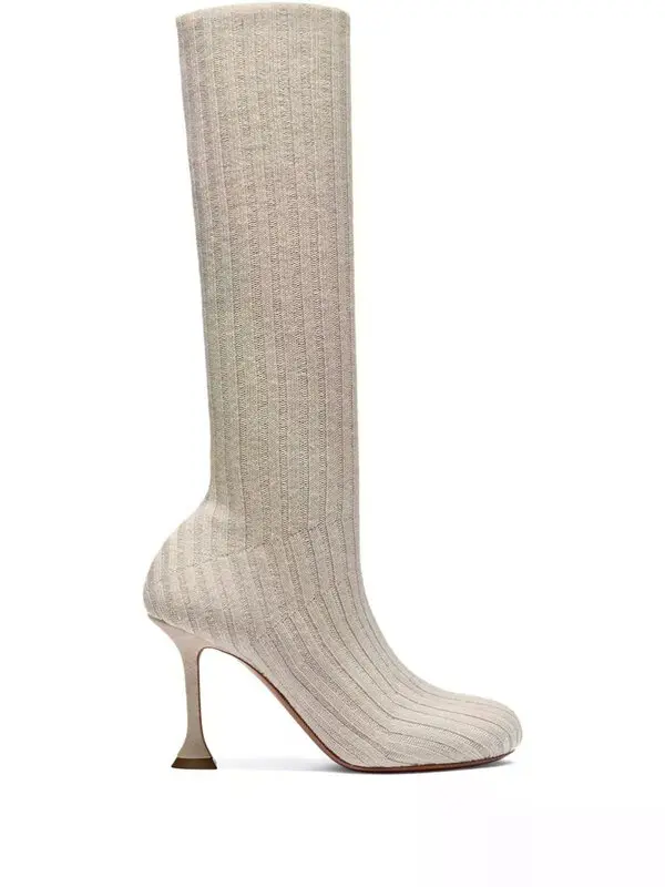 Amina Muaddi Veneda 90mm Boots