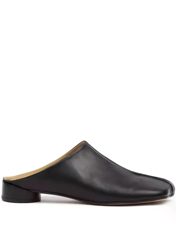 MAISON MARGIELA Asymmetric-toe Leather Slippers