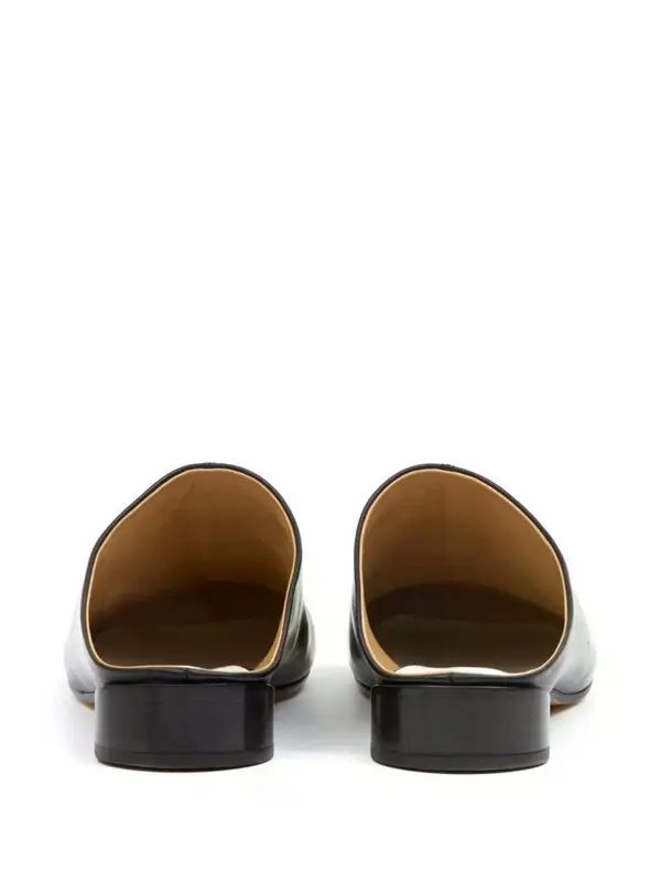 MAISON MARGIELA Asymmetric-toe Leather Slippers