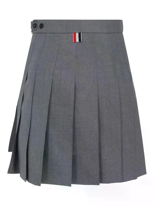 Thom Browne Rwb Pleated Mini Skirt
