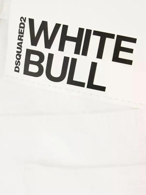 Dsquared2 Logo-patch Skinny Jeans - White