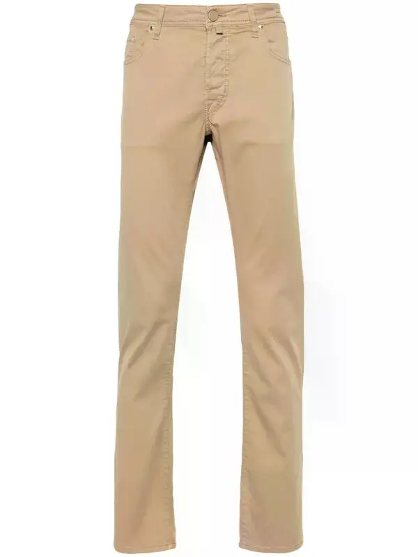Jacob Cohen Bard Slim-cut Trousers - Neutrals