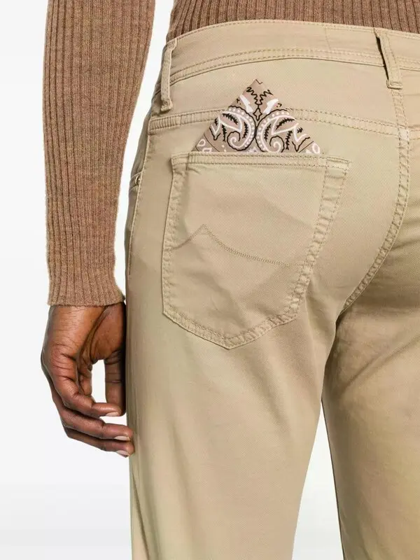 Jacob Cohen Bard Slim-cut Trousers - Neutrals