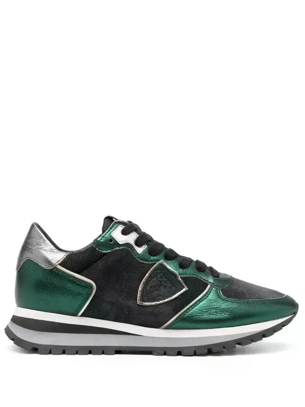 Philippe Model Trpx Leather Low-top Sneakers - Black