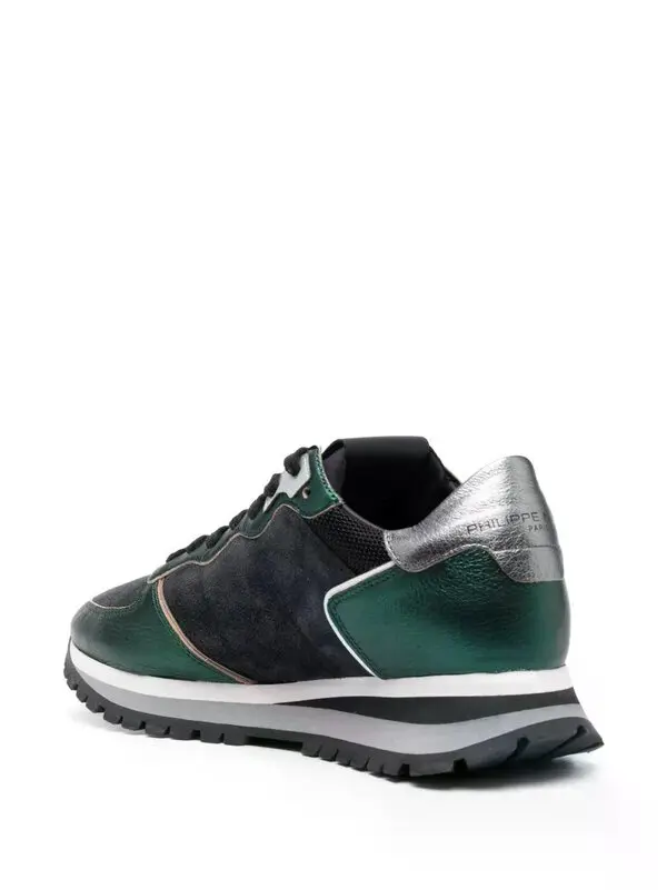 Philippe Model Trpx Leather Low-top Sneakers - Black